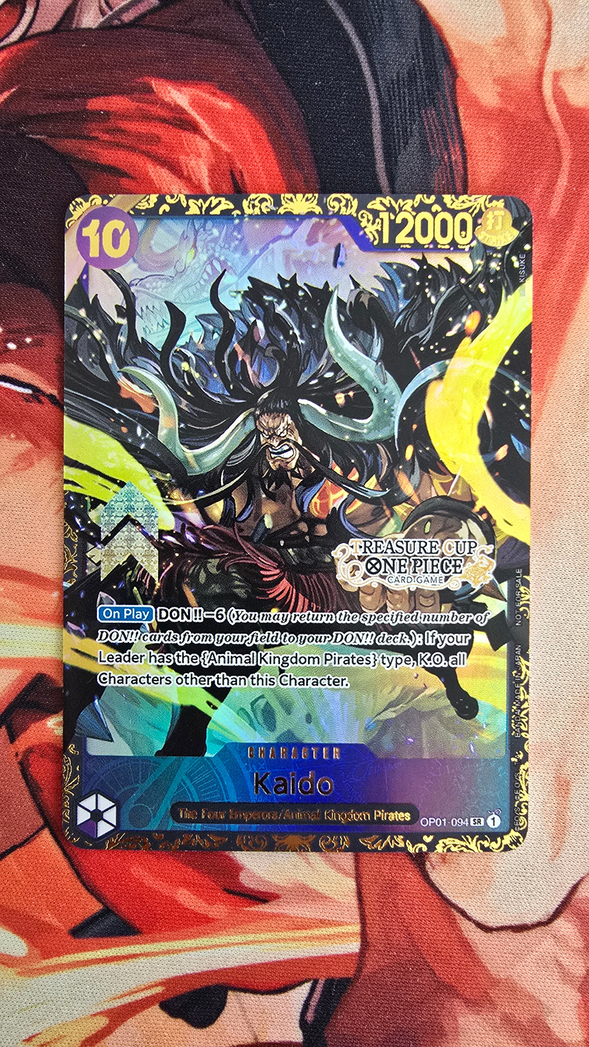 Kaido OP01-094 Top Prize Flagship TCG Textured Premium Promo OP Englis ...