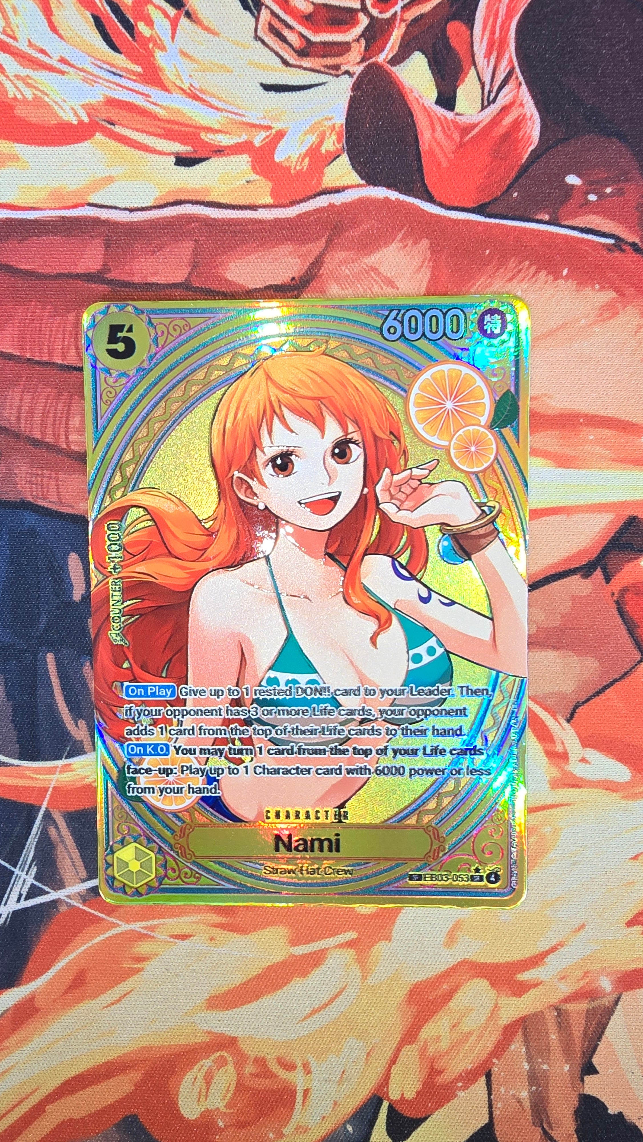 EB03 Nami SP Textured Holo One Piece TCG Proxy Card – OP Proxies TCG
