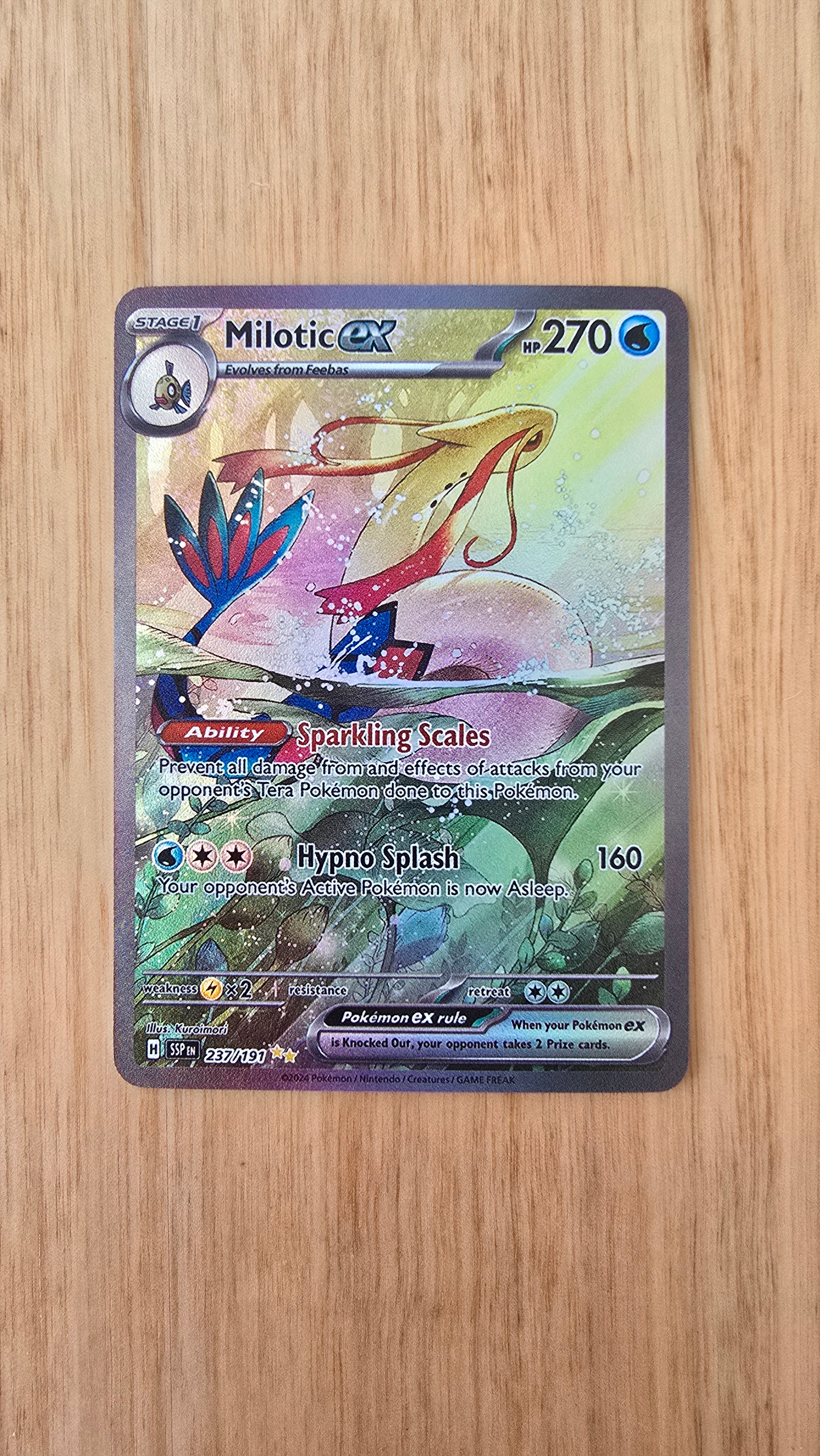 Milotic EX SSP Surging Sparks Special Illustration Rare Pokemon TCG Ca ...