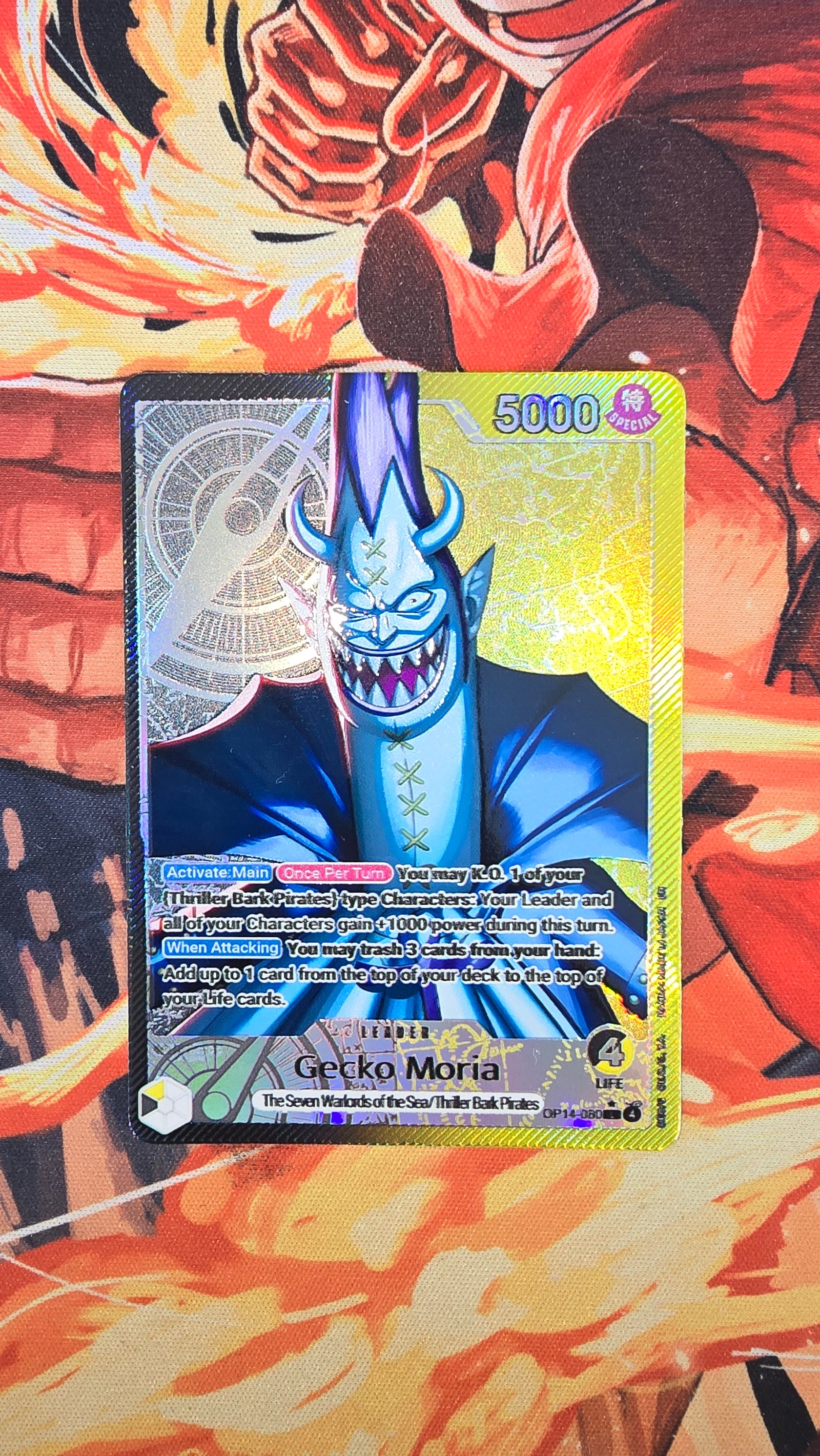 OP14 Leader Alt Art Textured Holo One Piece TCG English Proxy Cards ...
