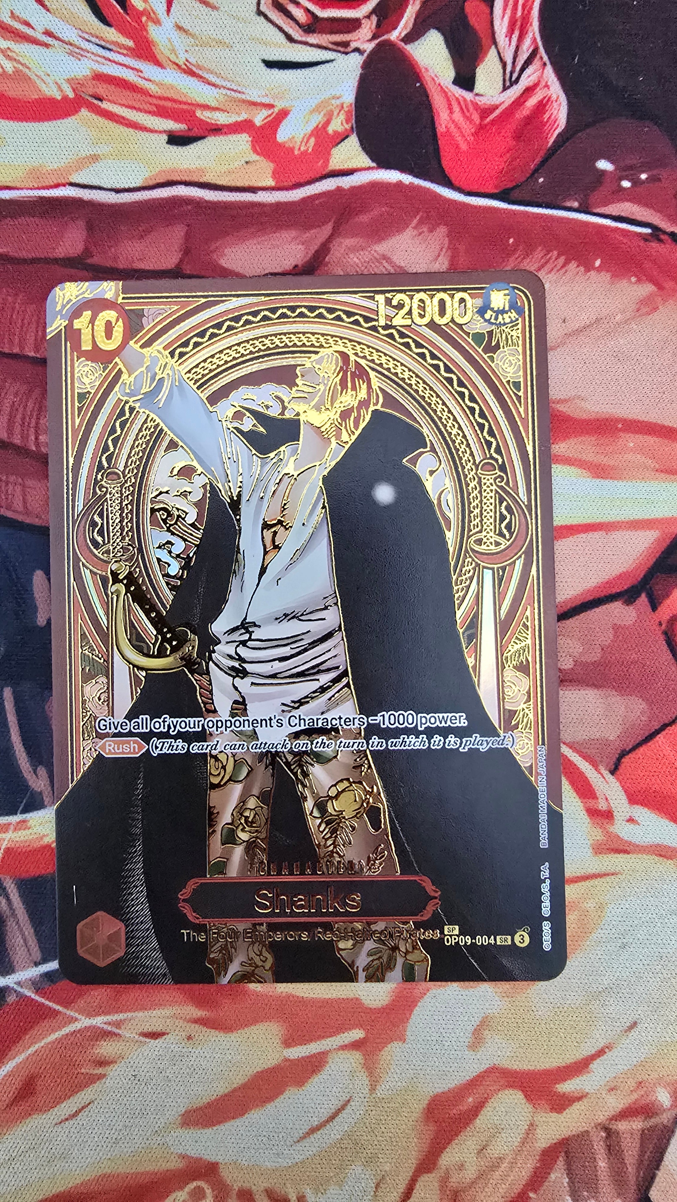 OP13 SP Shanks Gold One Piece Card Game OP TCG Proxy English – OP ...