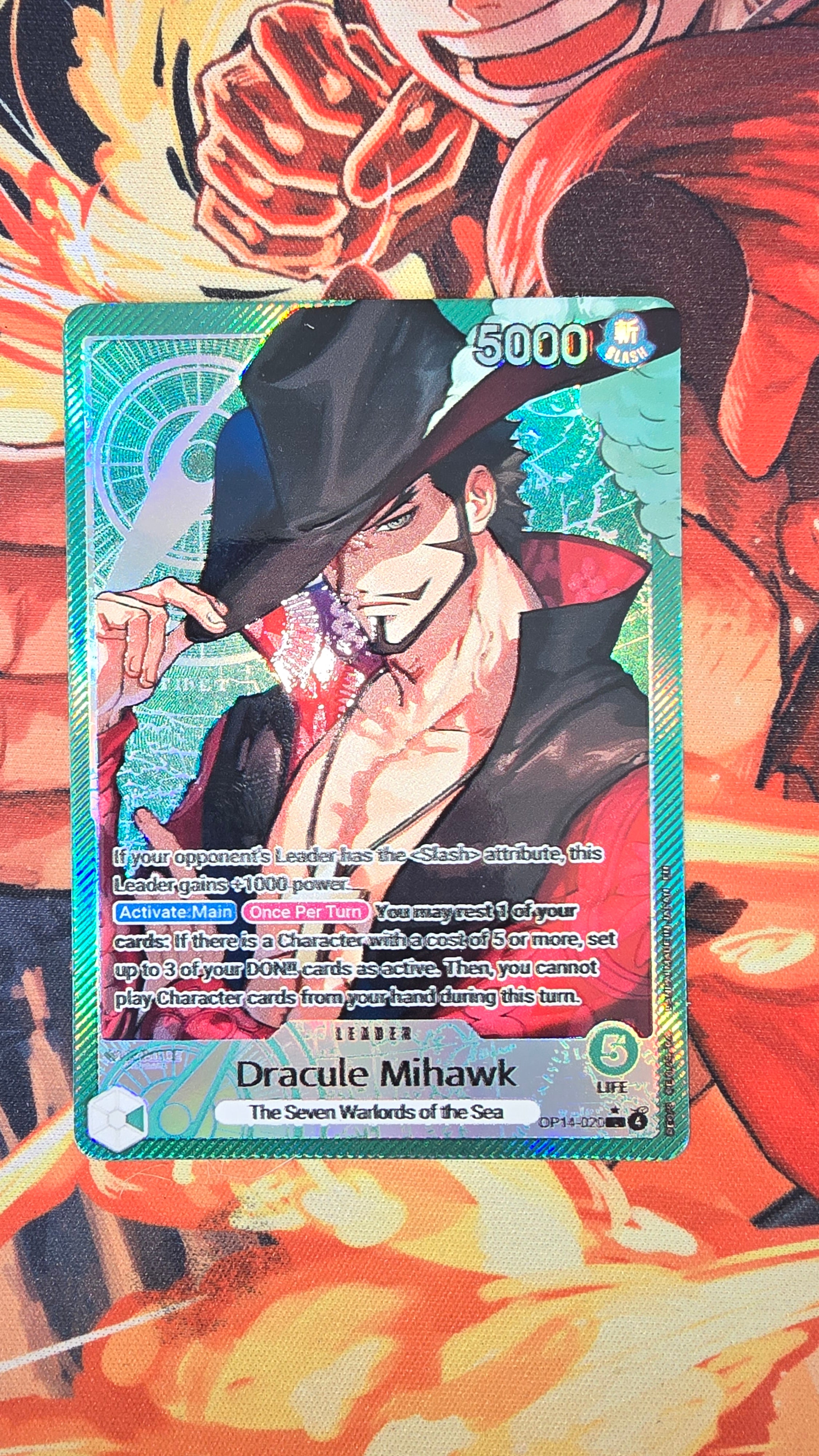 OP14 Leader Alt Art Textured Holo One Piece TCG English Proxy Cards ...