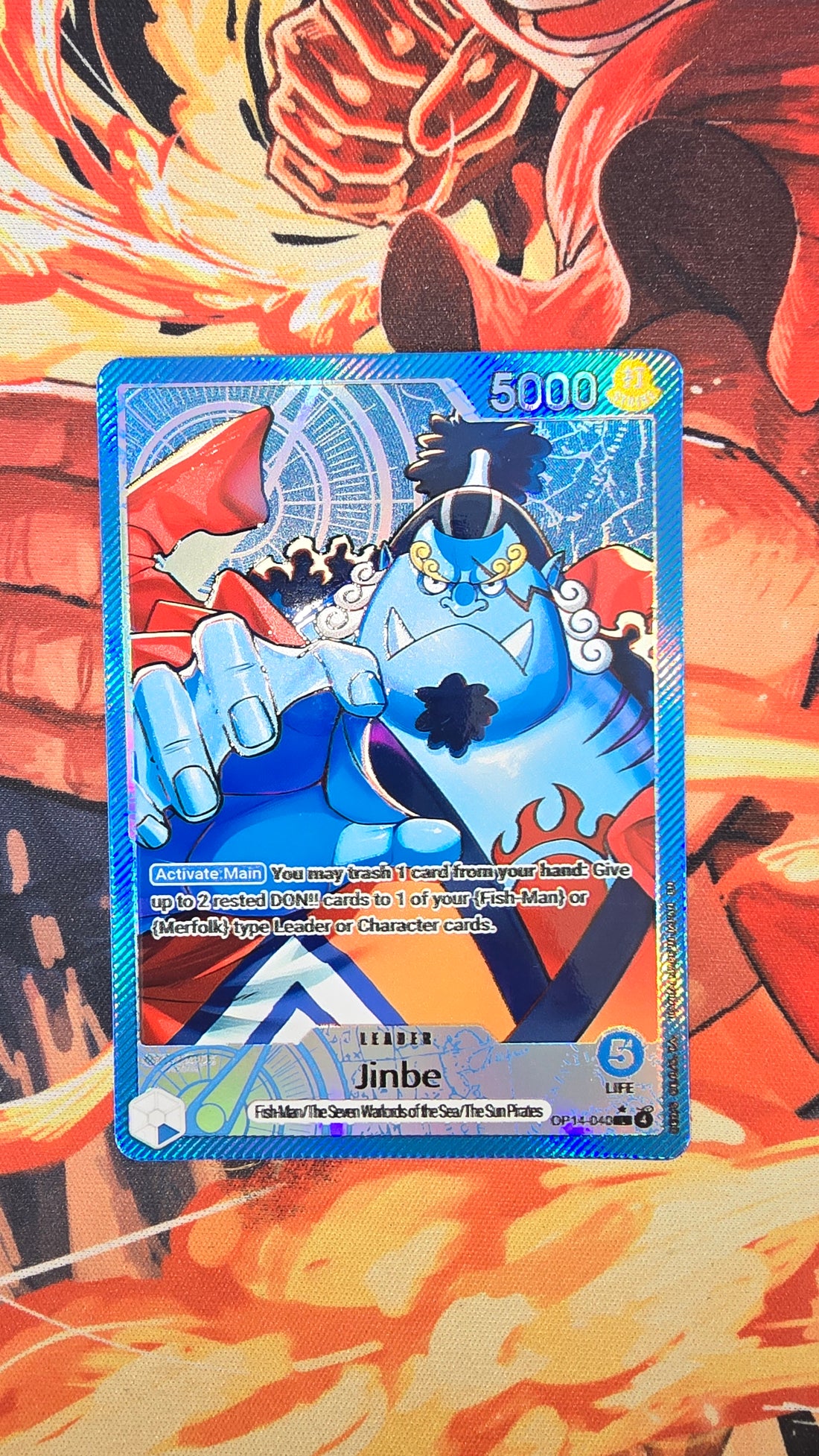 OP14 Leader Alt Art Textured Holo One Piece TCG English Proxy Cards ...