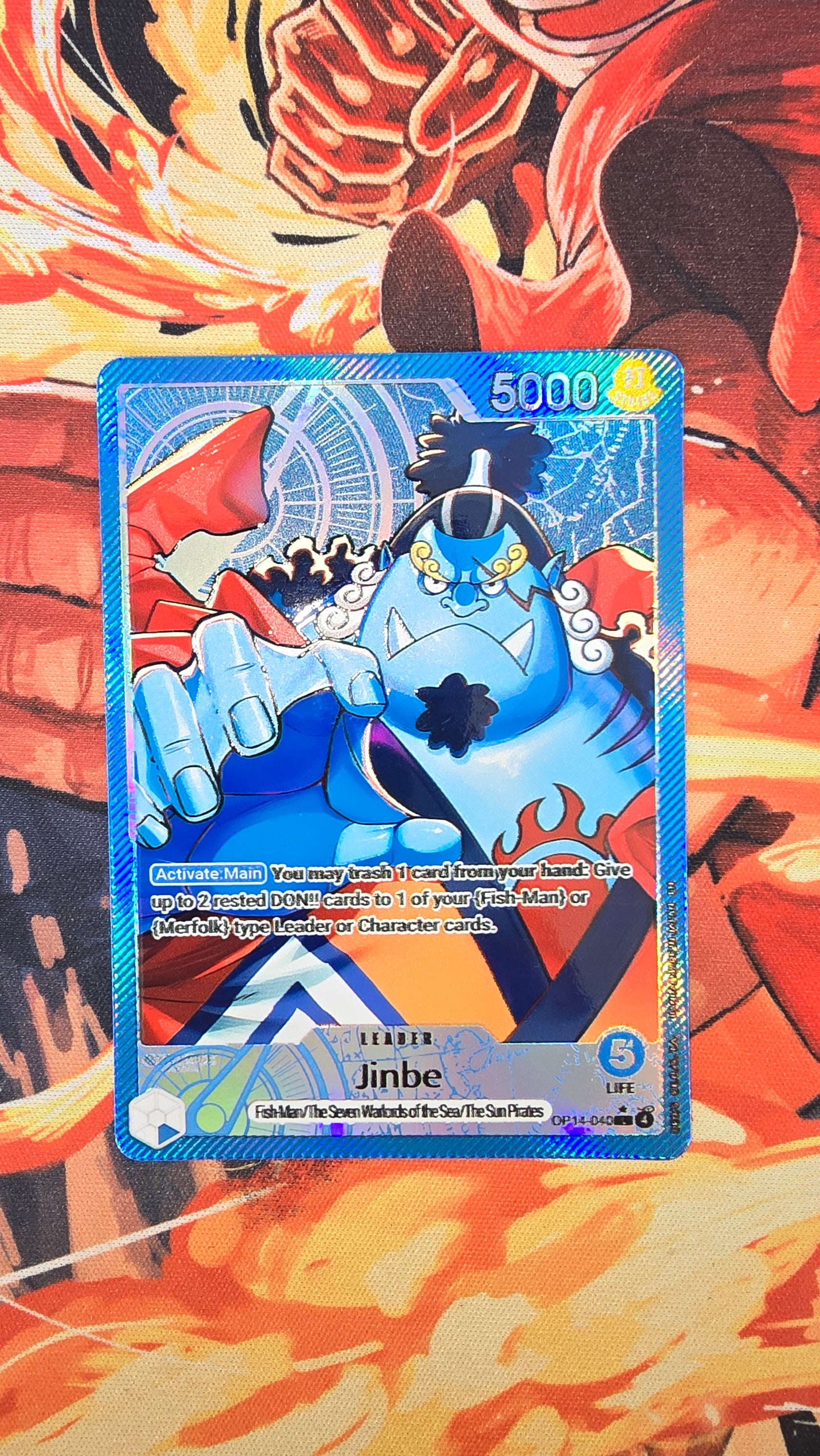 OP14 Leader Alt Art Textured Holo One Piece TCG English Proxy Cards ...